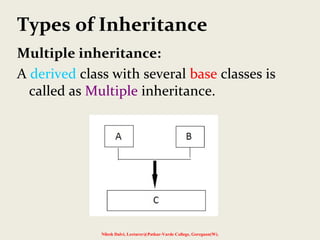 Inheritance : Extending Classes | PPT
