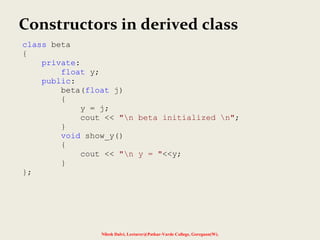 Inheritance : Extending Classes | PPT