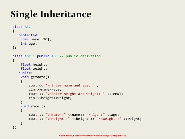 Inheritance Extending Classes
