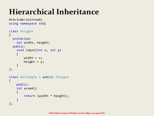 Inheritance Extending Classes