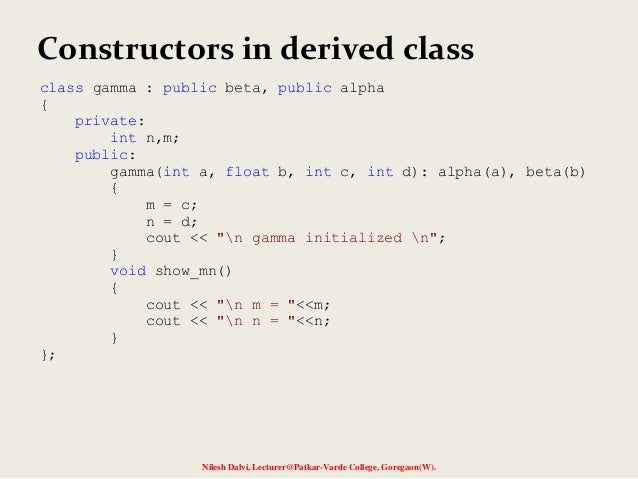 Inheritance Extending Classes 9858