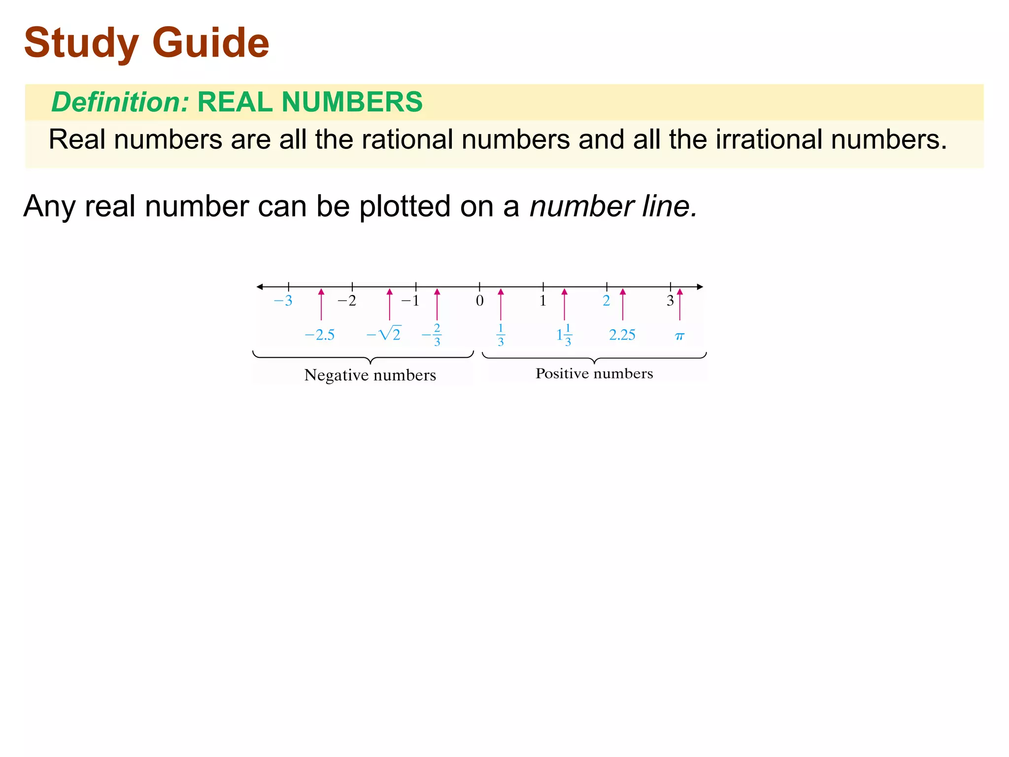 7.1 Introduction to real numbers | PPT | Geology | Science