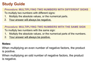 7.8 multiplying real numbers | PPT
