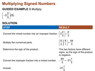 7.8 multiplying real numbers | PPT | Physics | Science