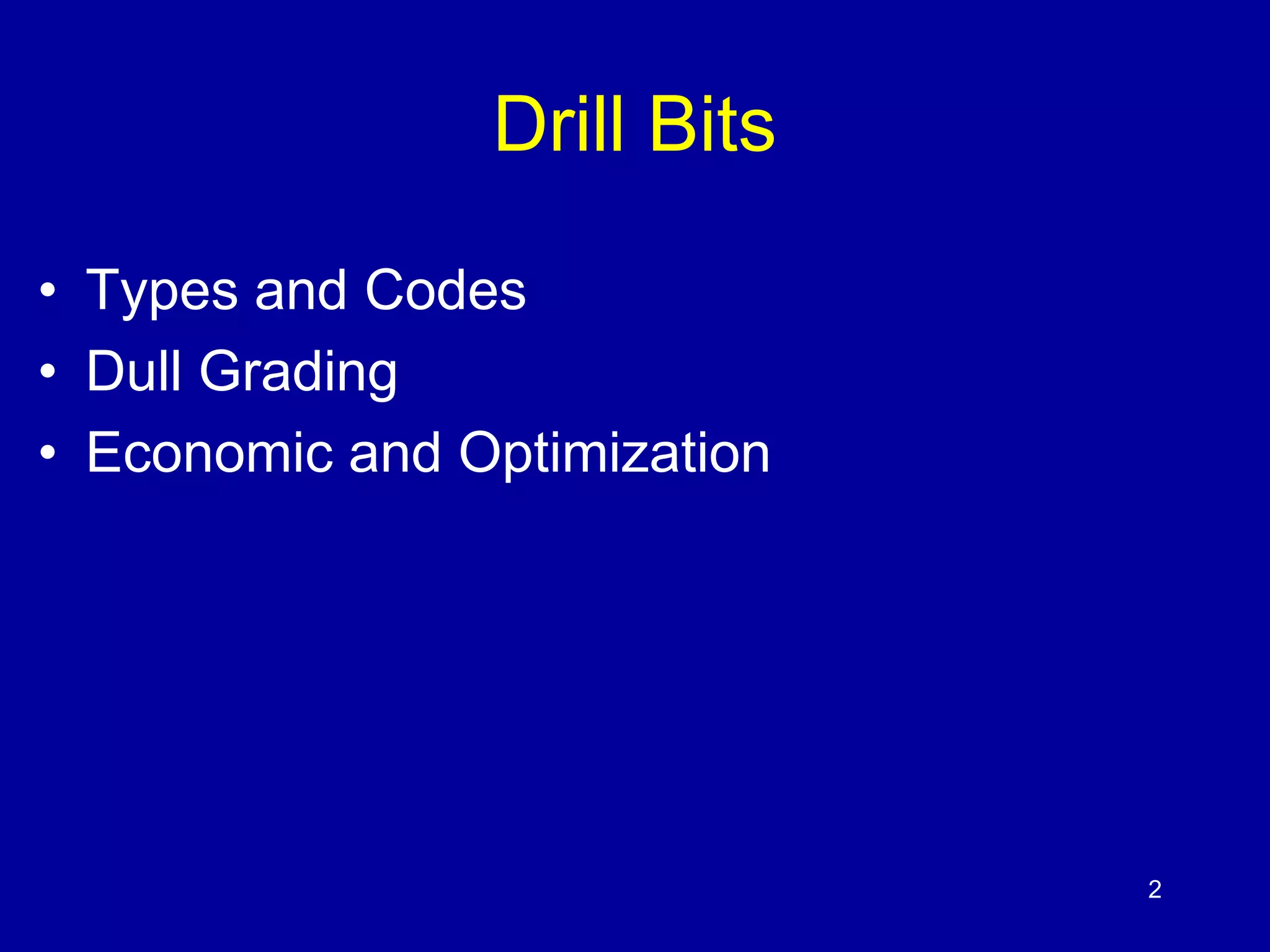 Drill Bits | PPT