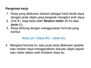 7.4 kerja | PPTX
