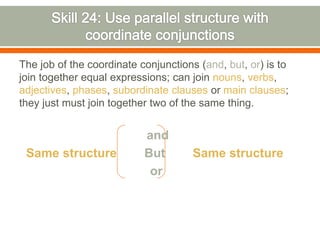 Problems with parallel structure | PPTX