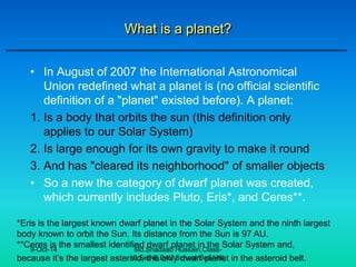 The Solar system | PPTX