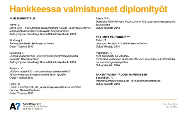 [Alueseminaari] Yrsa Cronhjort - Alueiden uudistaminen ja ...