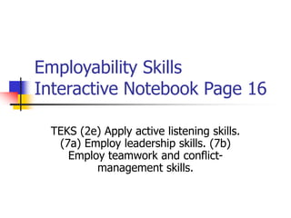 7. employability skills day 9 | PPTX