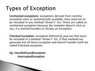 7.error management and exception handling | PPT