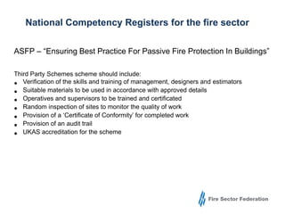 National Competency Registers for the fire sector: Ian Cox | PPTX ...