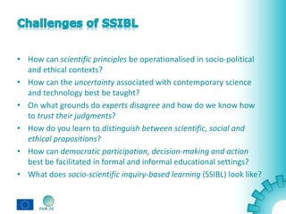 Parrise: Integrating society in science education, Ralph Levinson | PPT