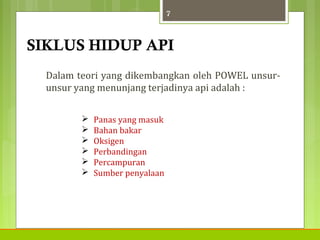 7. kimia api & dasar pemadaman kebakaran | PPT