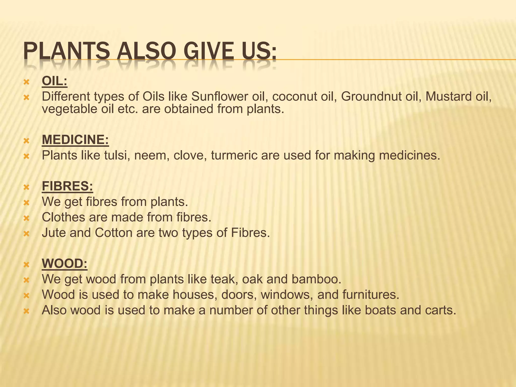 7.uses of plants | PPTX