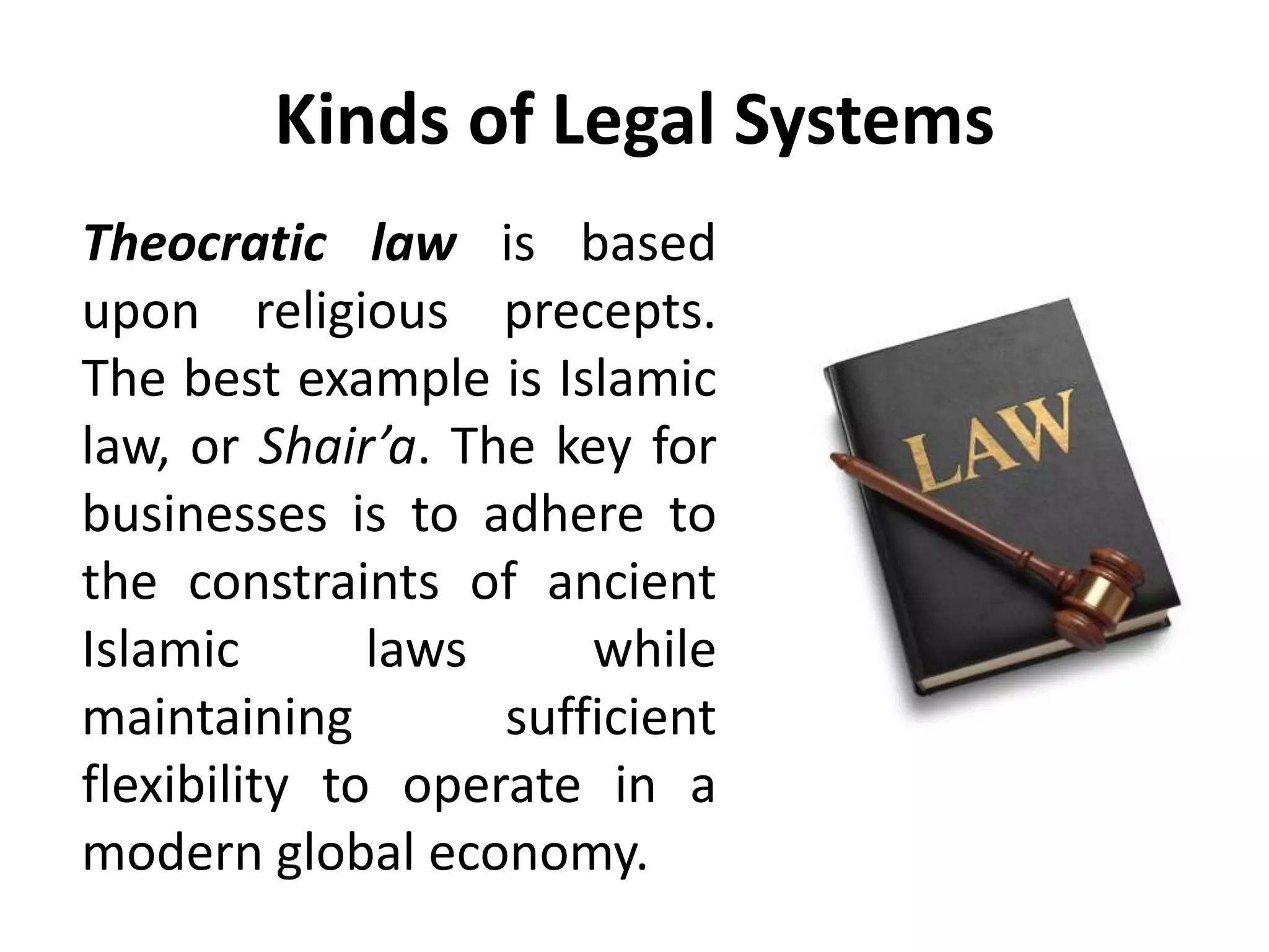 Legal Environment - International Business - Manu Melwin Joy | PPTX