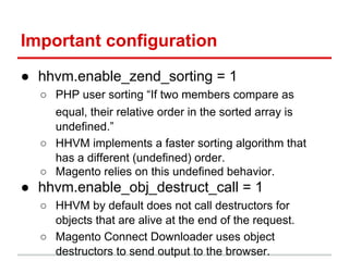 Daniel Sloof: Magento on HHVM | PPT