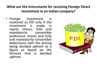 FDI by indian companies - International Business - Manu Melwin Joy | PPT