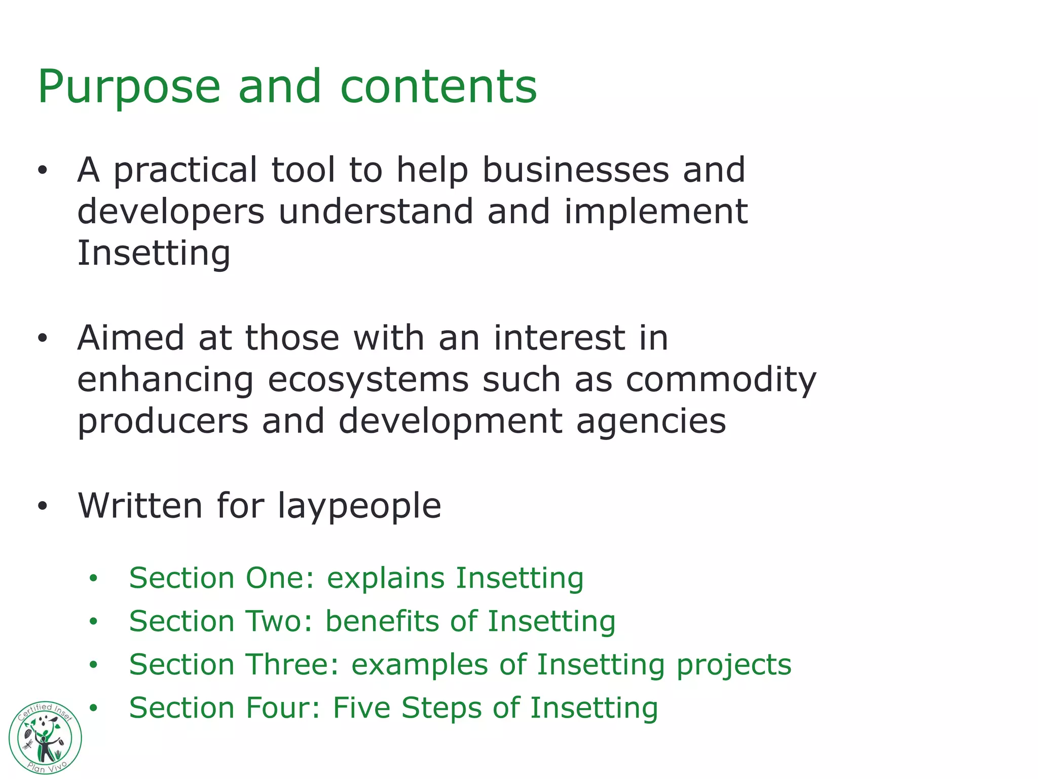 Charlie Henderson insetting guide | PPT
