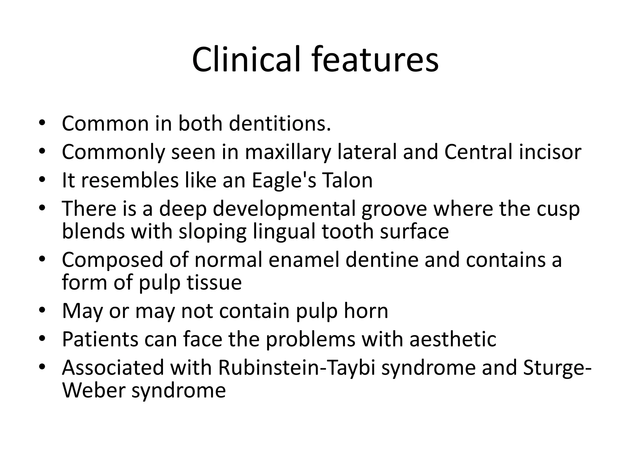 7 Talons Cusp Pptx Dental Health Diseases And Conditions