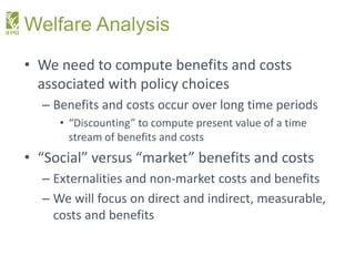 Core Training Presentations- 7 Welfare, Benefit-Cost Analysis | PPT