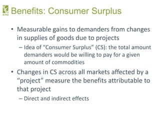 Core Training Presentations- 7 Welfare, Benefit-Cost Analysis | PPT