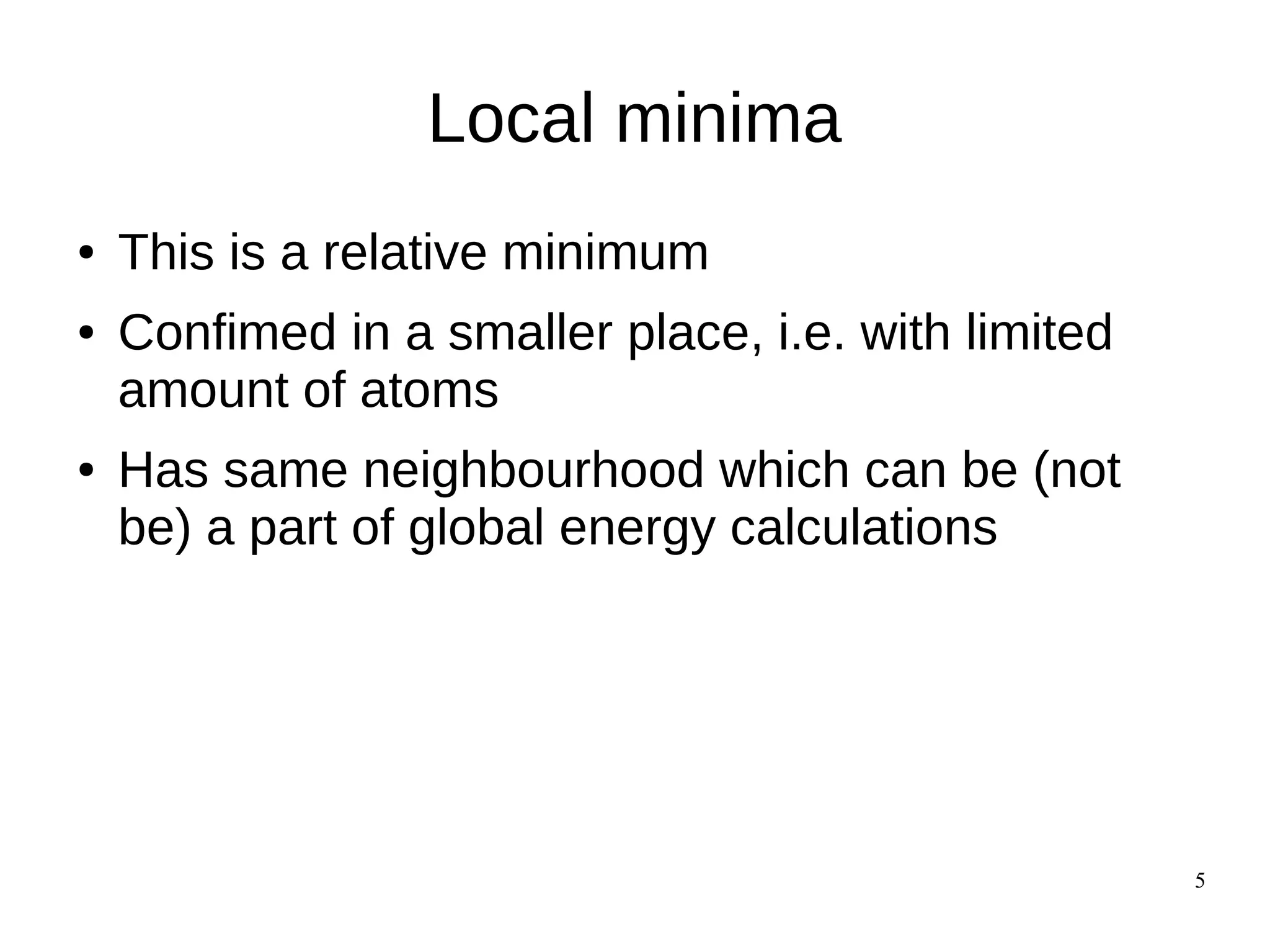 7.local and global minima | ODP
