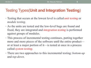 Software Testing | PPT