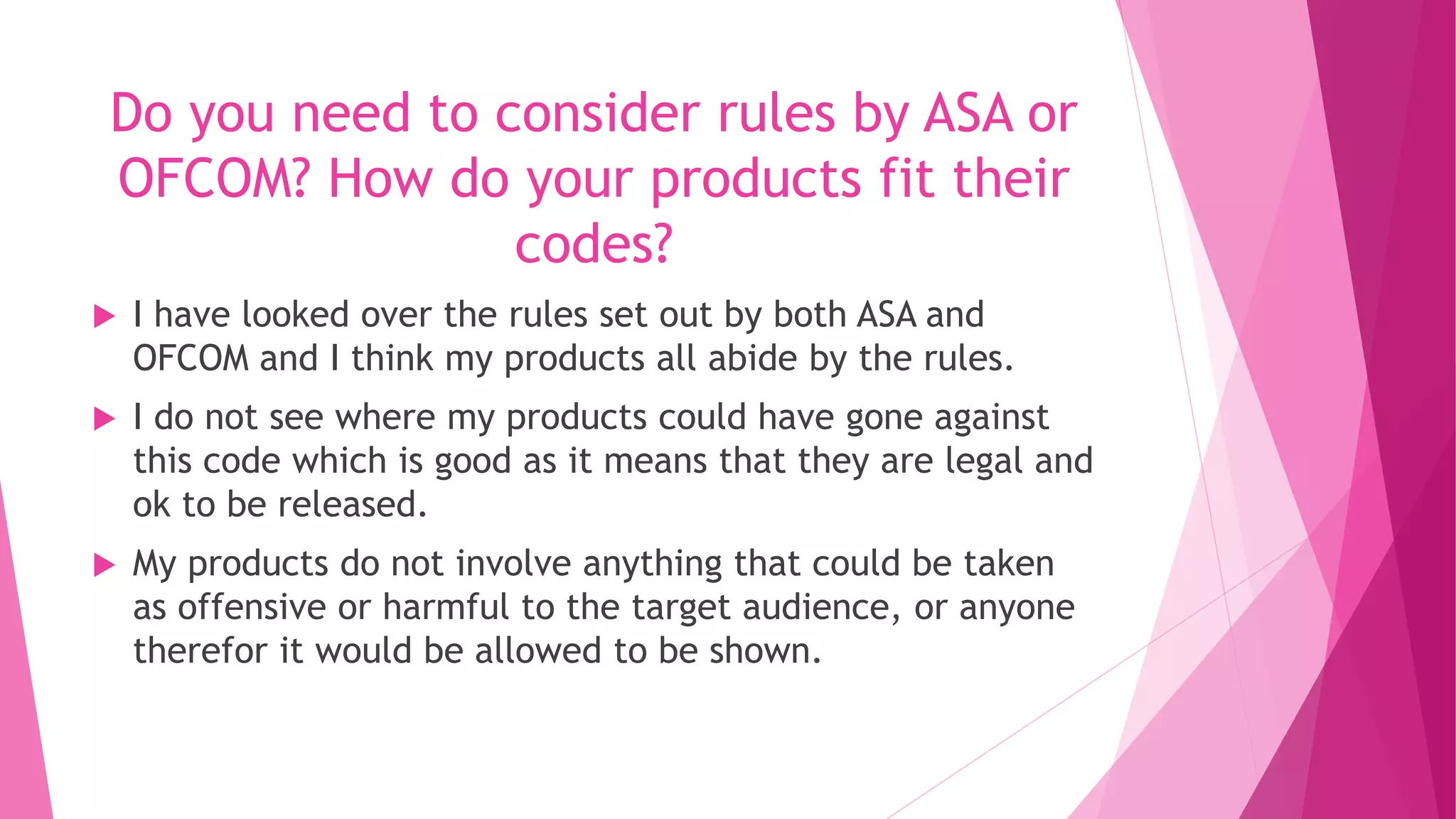7 Consideration Of Rules And Regulations Pptx