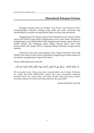 Apa Ertinya Saya Menganut Islam fathi yakan | PDF