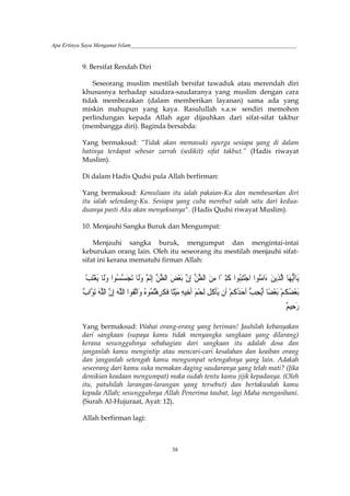 Apa Ertinya Saya Menganut Islam fathi yakan | PDF