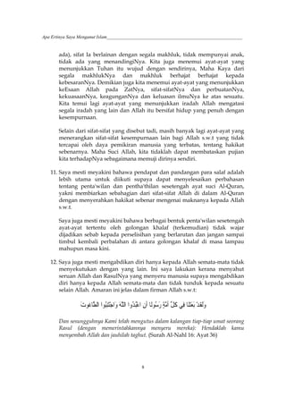 Apa Ertinya Saya Menganut Islam fathi yakan | PDF