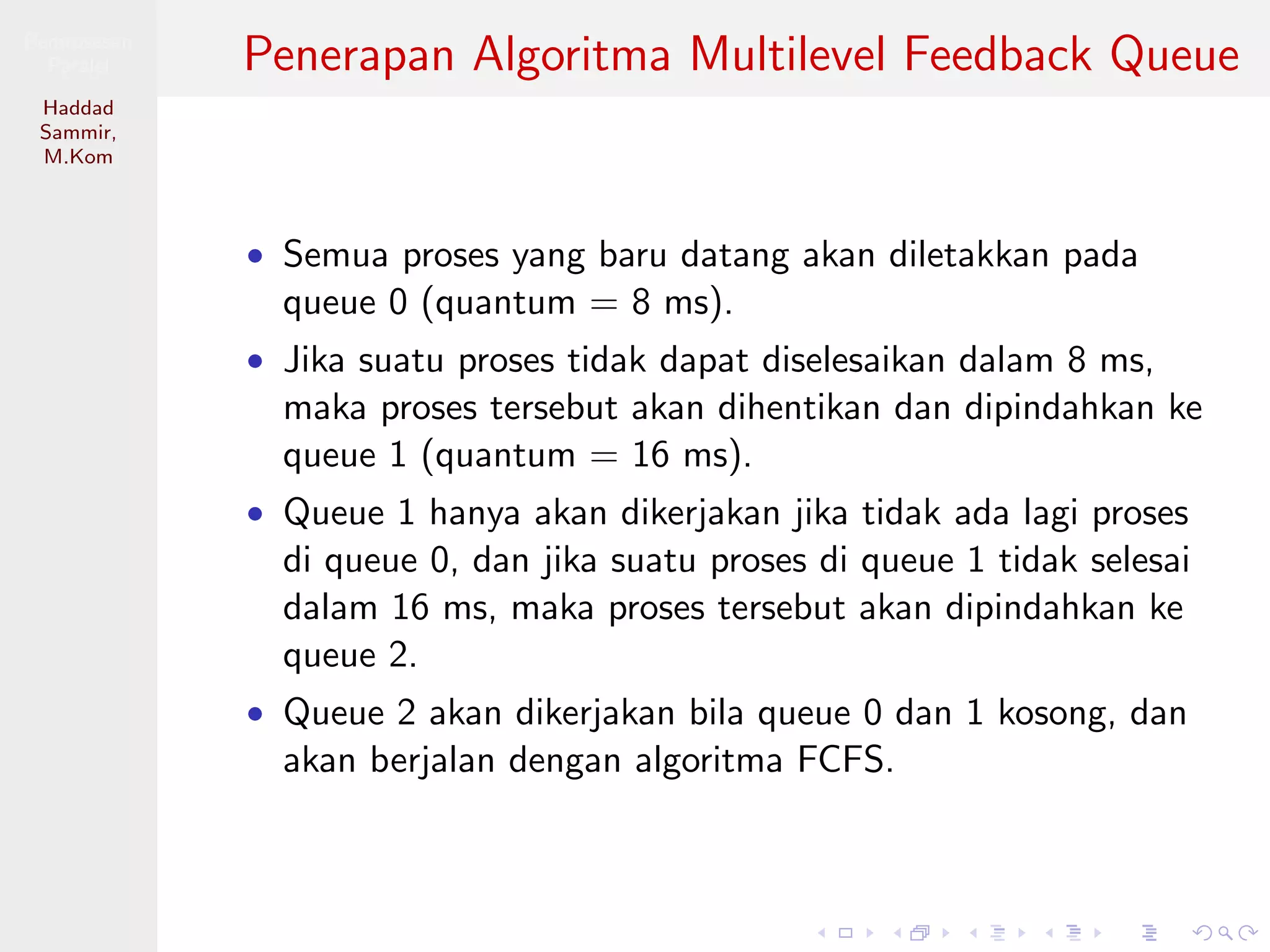 7. Algoritma Scheduling | PDF