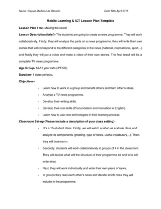 7.mobile app lesson plan | PDF