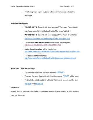 7.mobile app lesson plan | PDF