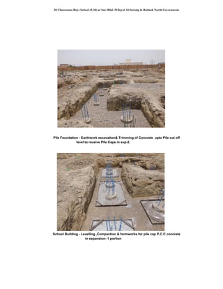 Pile load test & Pile foundation works | PDF | Civil Engineering ...