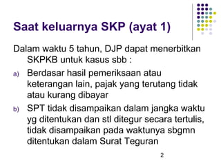 Surat Ketetapan Pajak | PPT