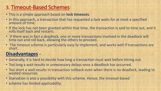 deadlock handling | PPTX