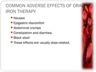 Iron Deficiency Anaemia | PPT