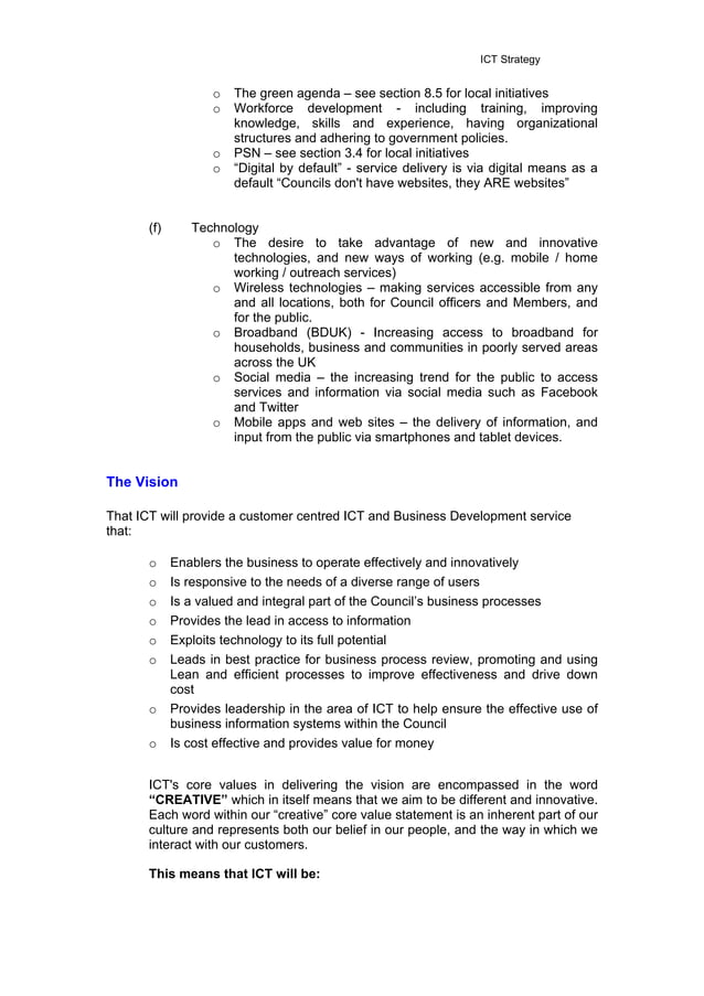 7. ict strategy | PDF