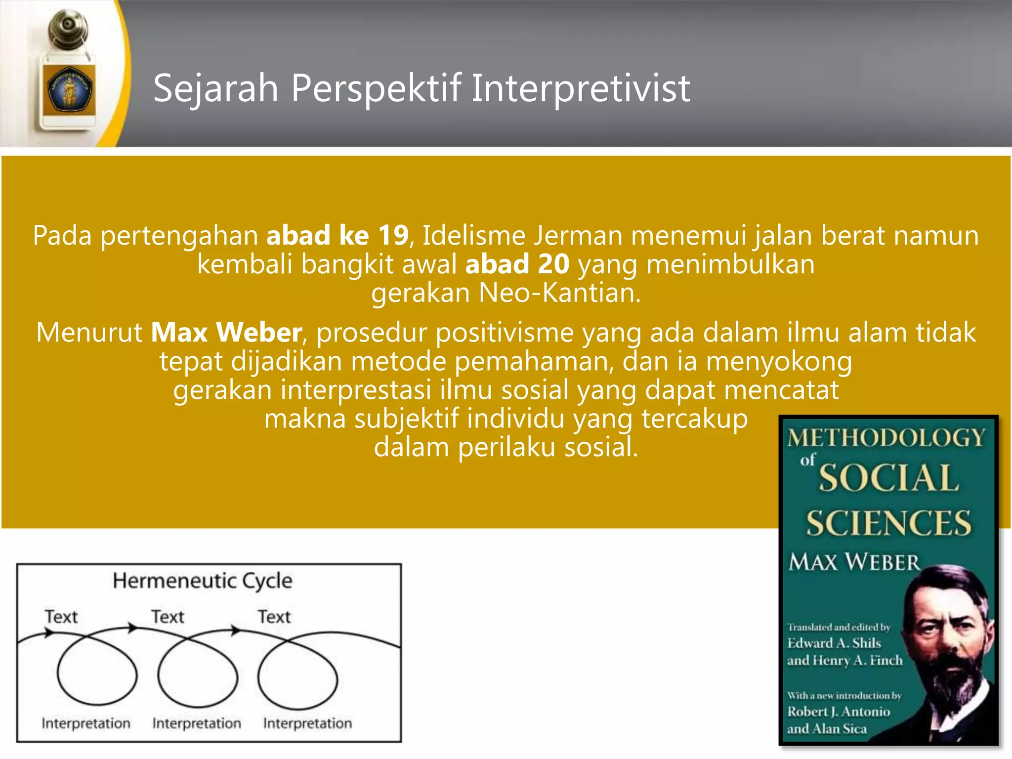 Interpretivist Hermeneutic | PPTX