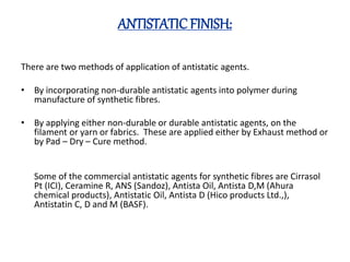 Anti static finish | PPTX