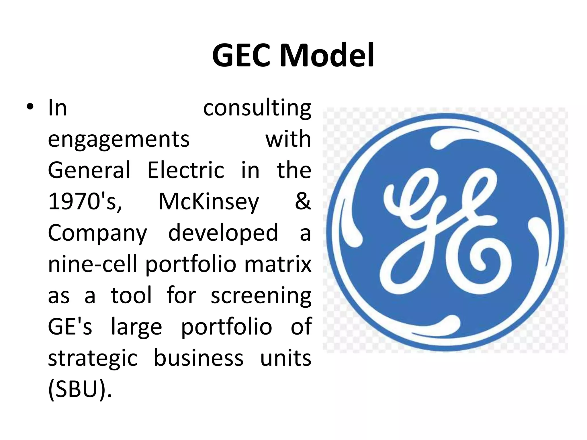 GEC model - strategic implementation | PPTX