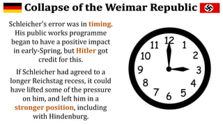 Collapse of the Weimar Republic - mistakes and weaknesses of nazi ...