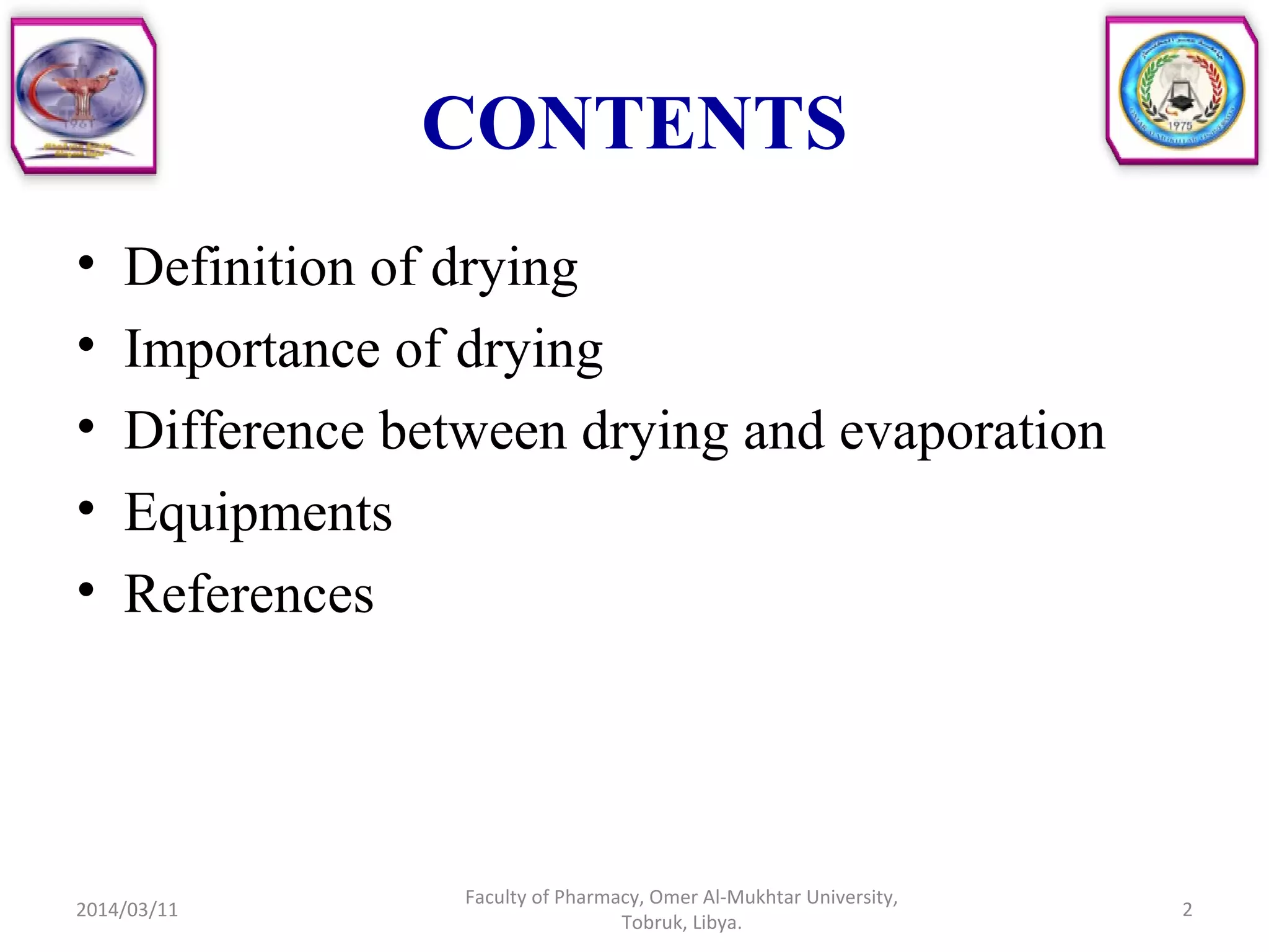 Drying | PPT