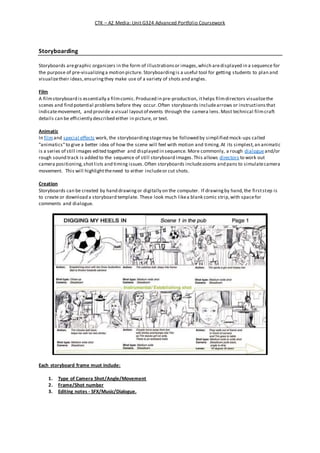 7.storyboard & animatic_guidance | PDF