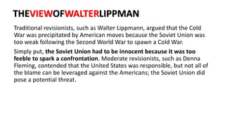 CAMBRIDGE IGCSE HISTORY REVISION 7 - WHO WAS TO BLAME FOR THE COLD WAR ...