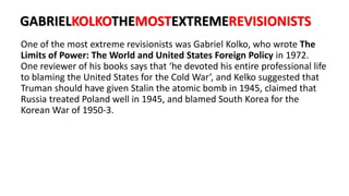 CAMBRIDGE IGCSE HISTORY REVISION 7 - WHO WAS TO BLAME FOR THE COLD WAR ...