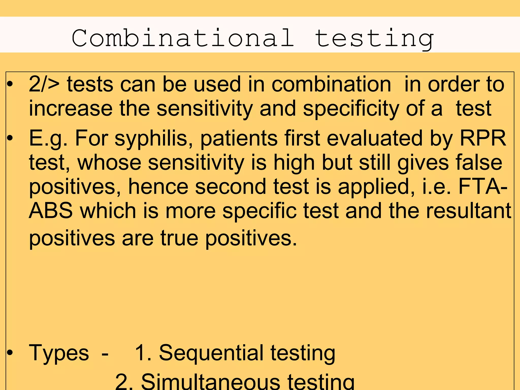 Validity and Screening Test | PPT