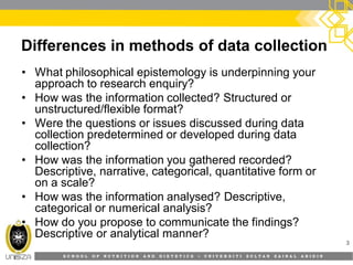7. Selecting a data collection method | PDF